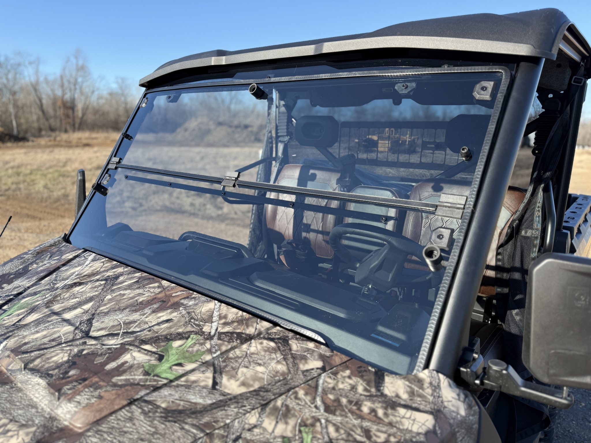 CF Moto UForce U10 Pro Fold Down Windshield - RAD Accessories