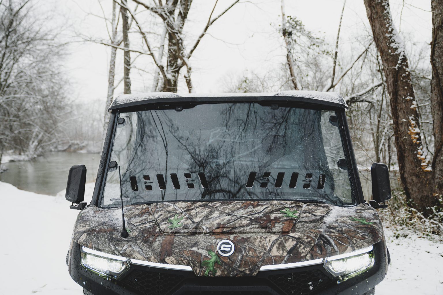 2025 CF Moto UForce U10 Pro Front Windshield Vented - RAD Accessories